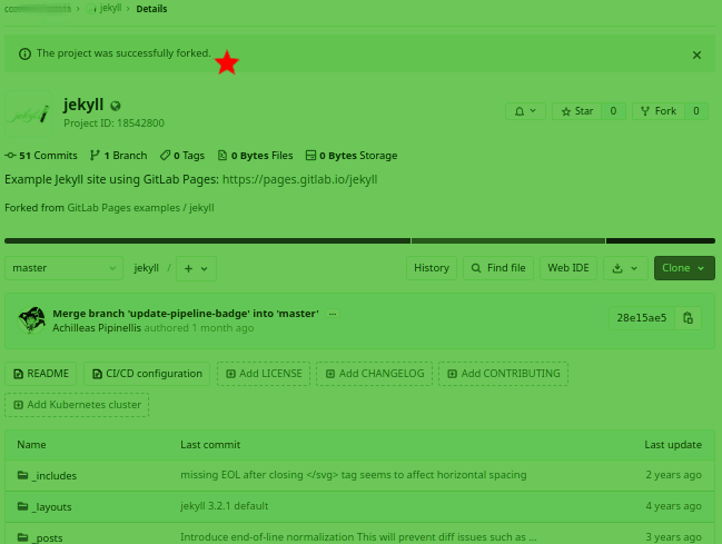 [HowTo] Creación de un blog Jekyll en GitLab